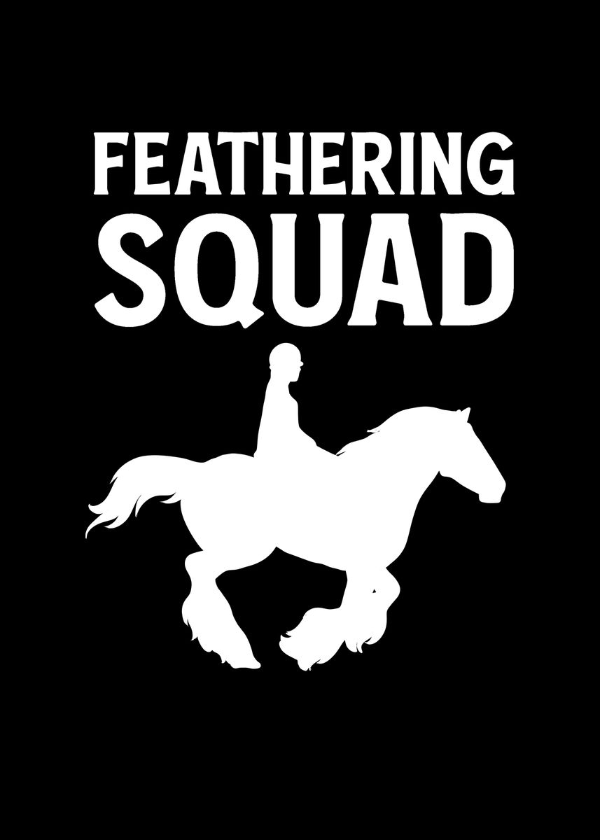 'Feathering Squad Scottish' Poster, picture, metal print, paint by ...