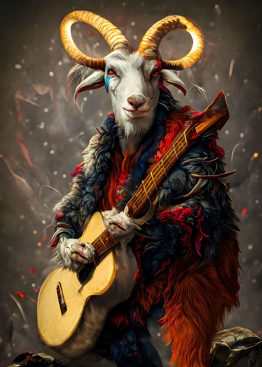 'Pan the god of music' Poster, picture, metal print, paint by mark ...