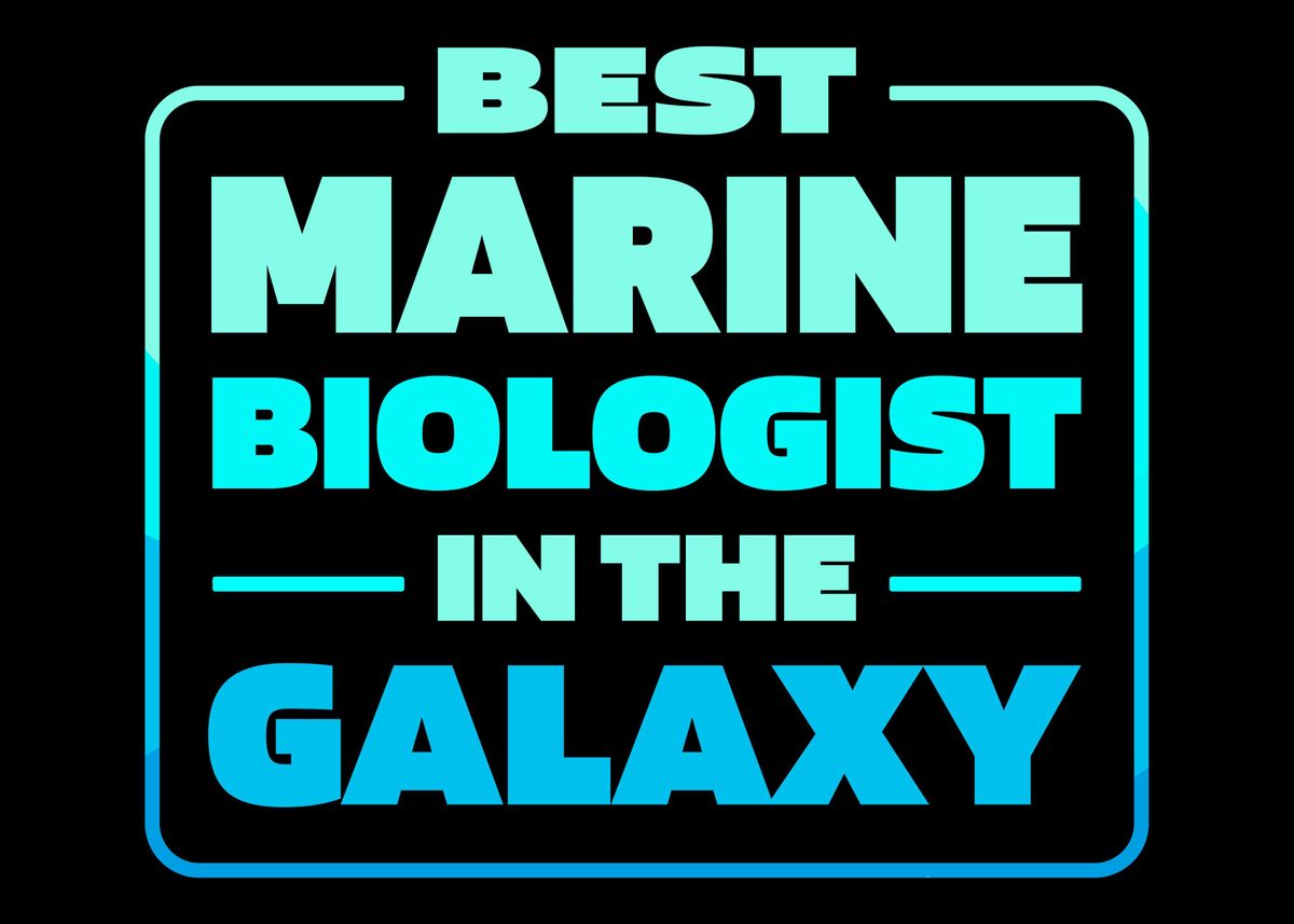 'Marine Biology' Poster by CrazySquirrel | Displate