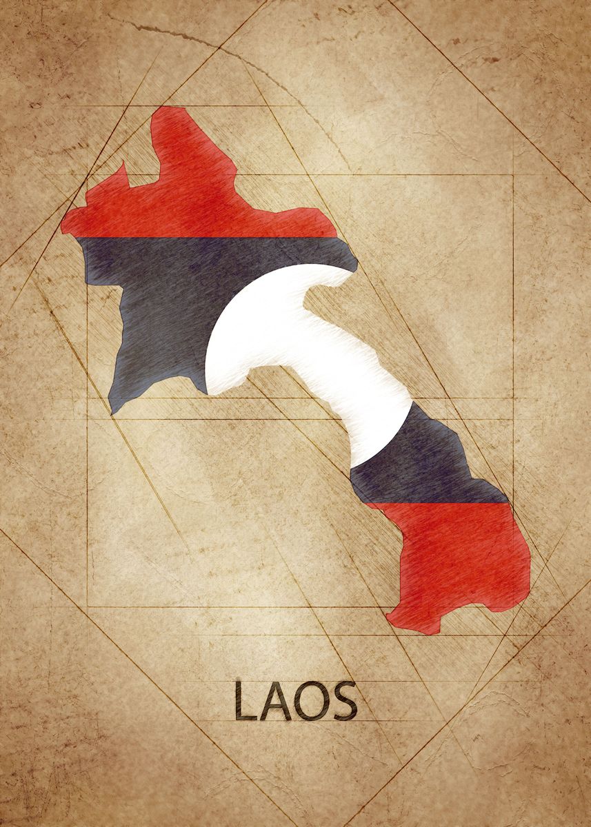 'Laos' Poster by Luvy | Displate