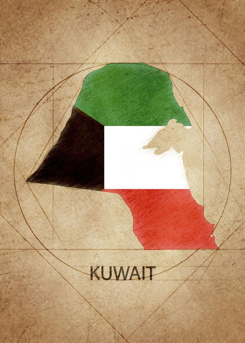 'Kuwait' Poster by Luvy | Displate
