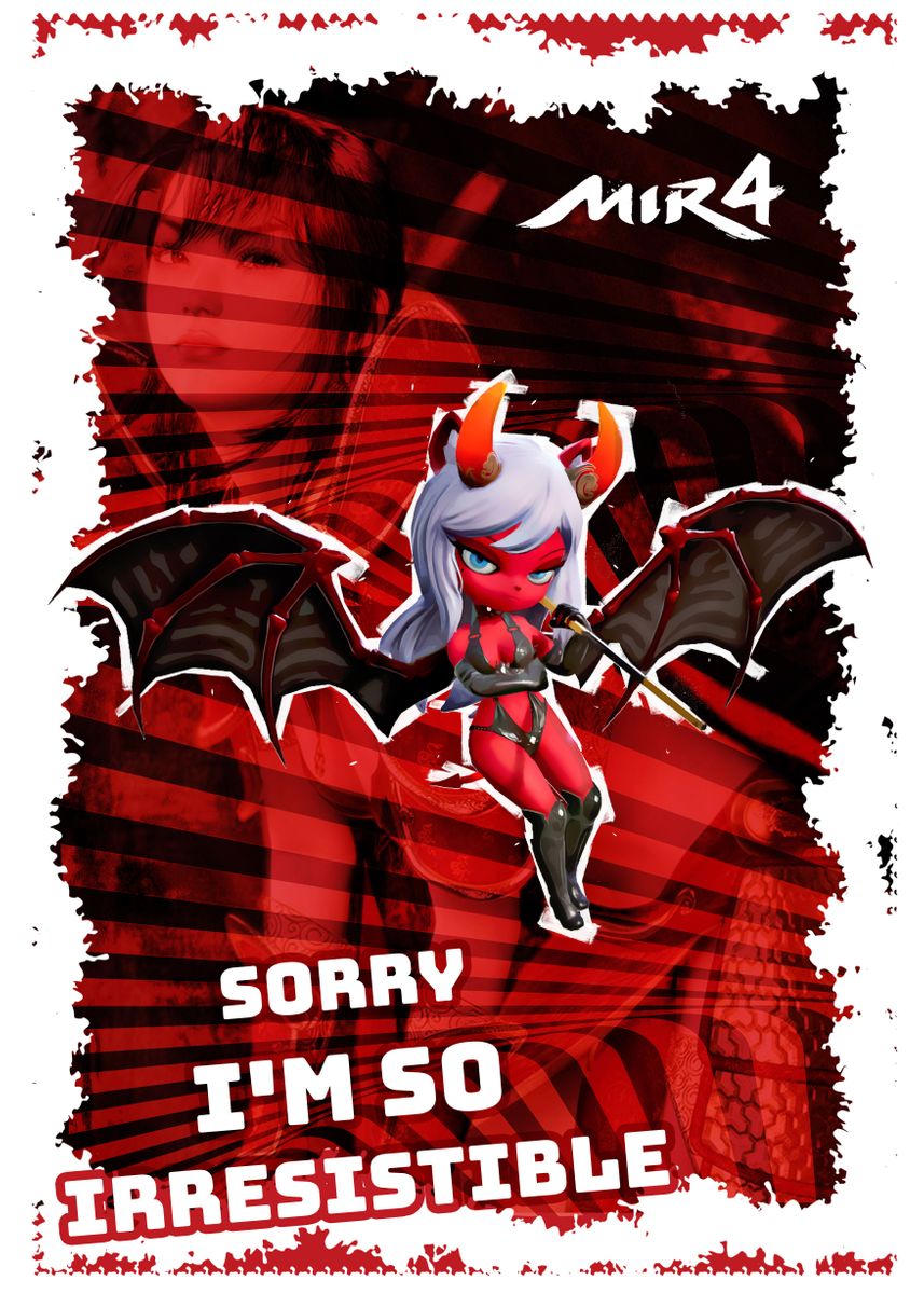 'Mir4 Flame Hellborn Biyoho' Poster by Edson Maciel Santos | Displate