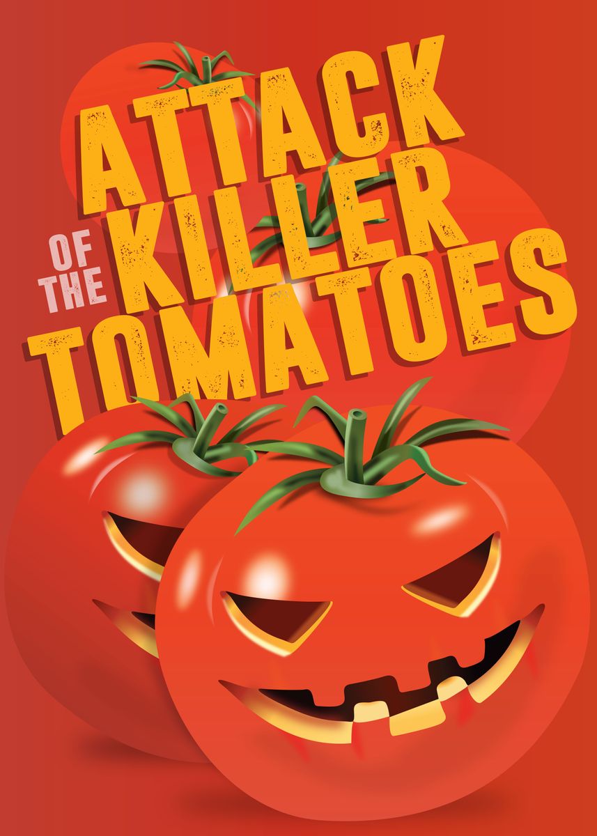 'Attack of Killer Tomatoes' Poster, picture, metal print, paint by ...