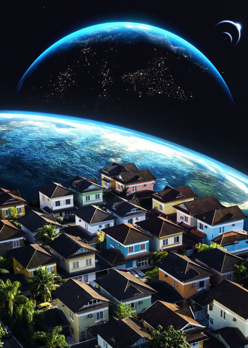 'THE EDGE' Poster, picture, metal print, paint by LFHCS | Displate