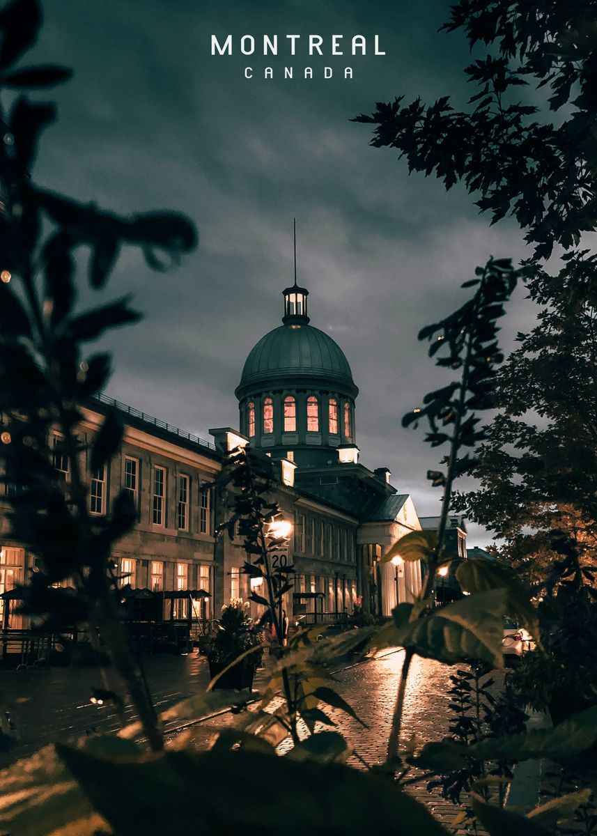 'Montreal ' Poster, picture, metal print, paint by Famous City | Displate