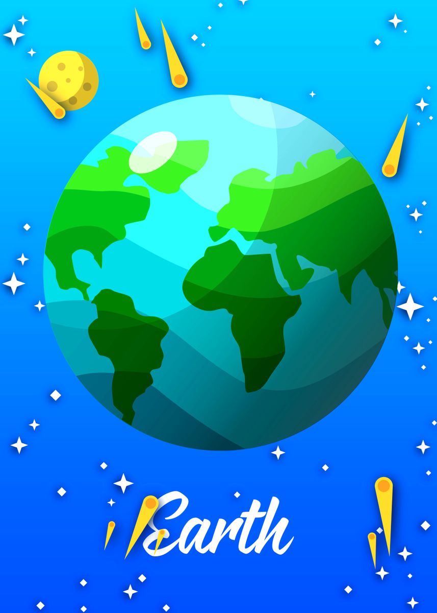 'Earth' Poster by TAN TIEN | Displate