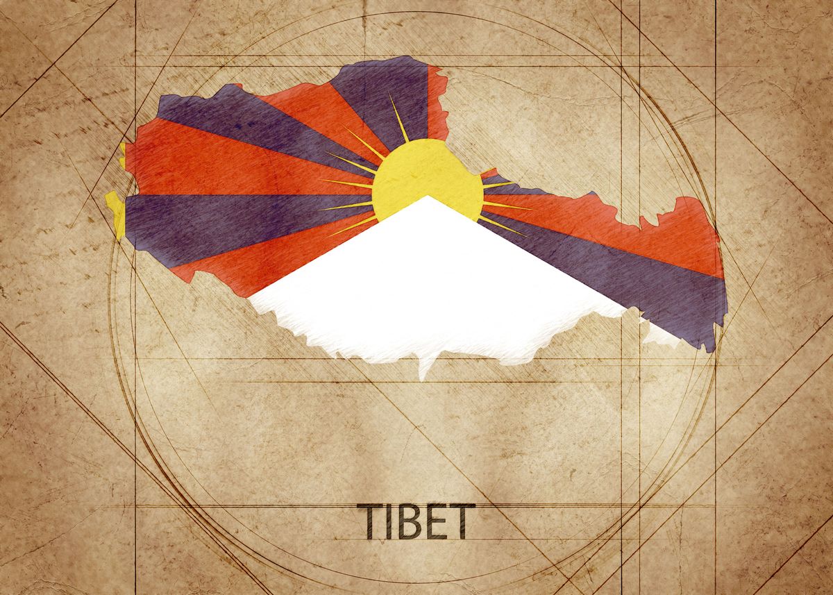 'Tibet' Poster by Luvy | Displate