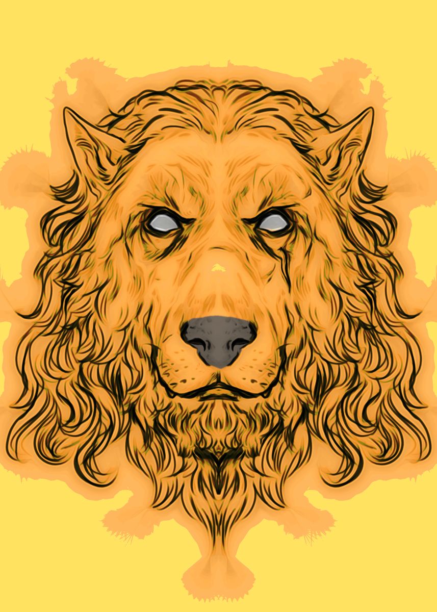 'Werewolf head 2' Poster, picture, metal print, paint by Furiarossa and ...