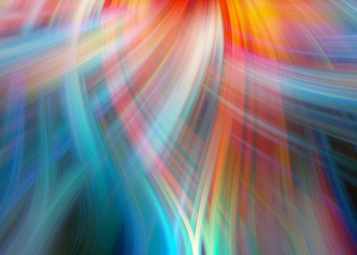 'Multicolor flares' Poster by Stephen Bredenkamp | Displate