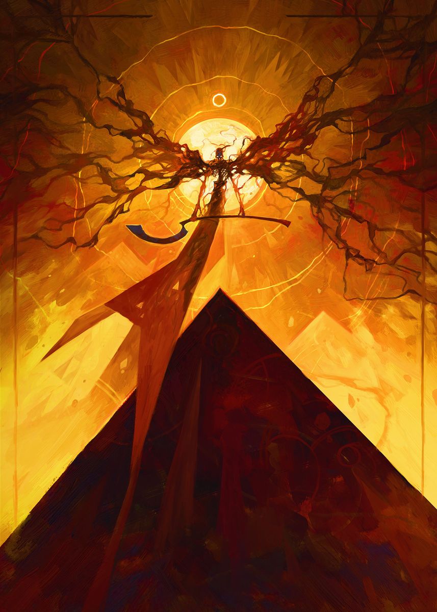 'Zombie Angel' Poster, picture, metal print, paint by Dominik Mayer ...