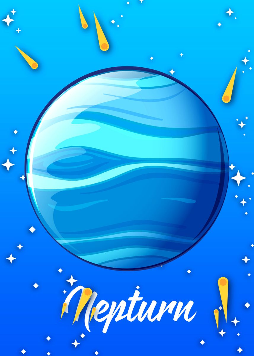'Neptune' Poster by TAN TIEN | Displate