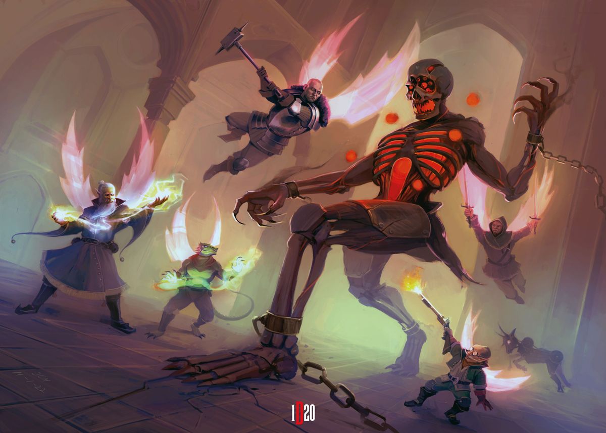 '1D20 The Final Battle' Poster by Staiy Staiyson | Displate