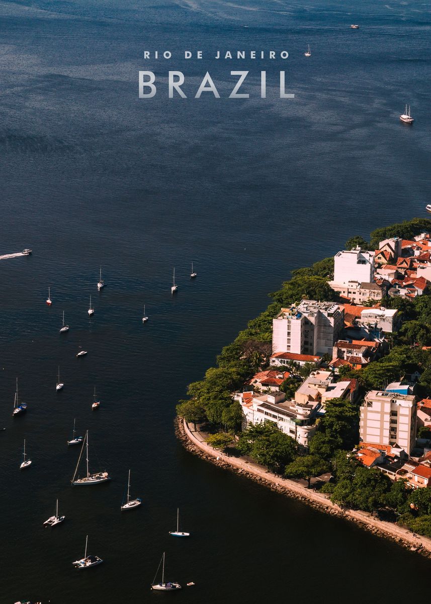 'Morro da Urca' Poster, picture, metal print, paint by Oneil ...