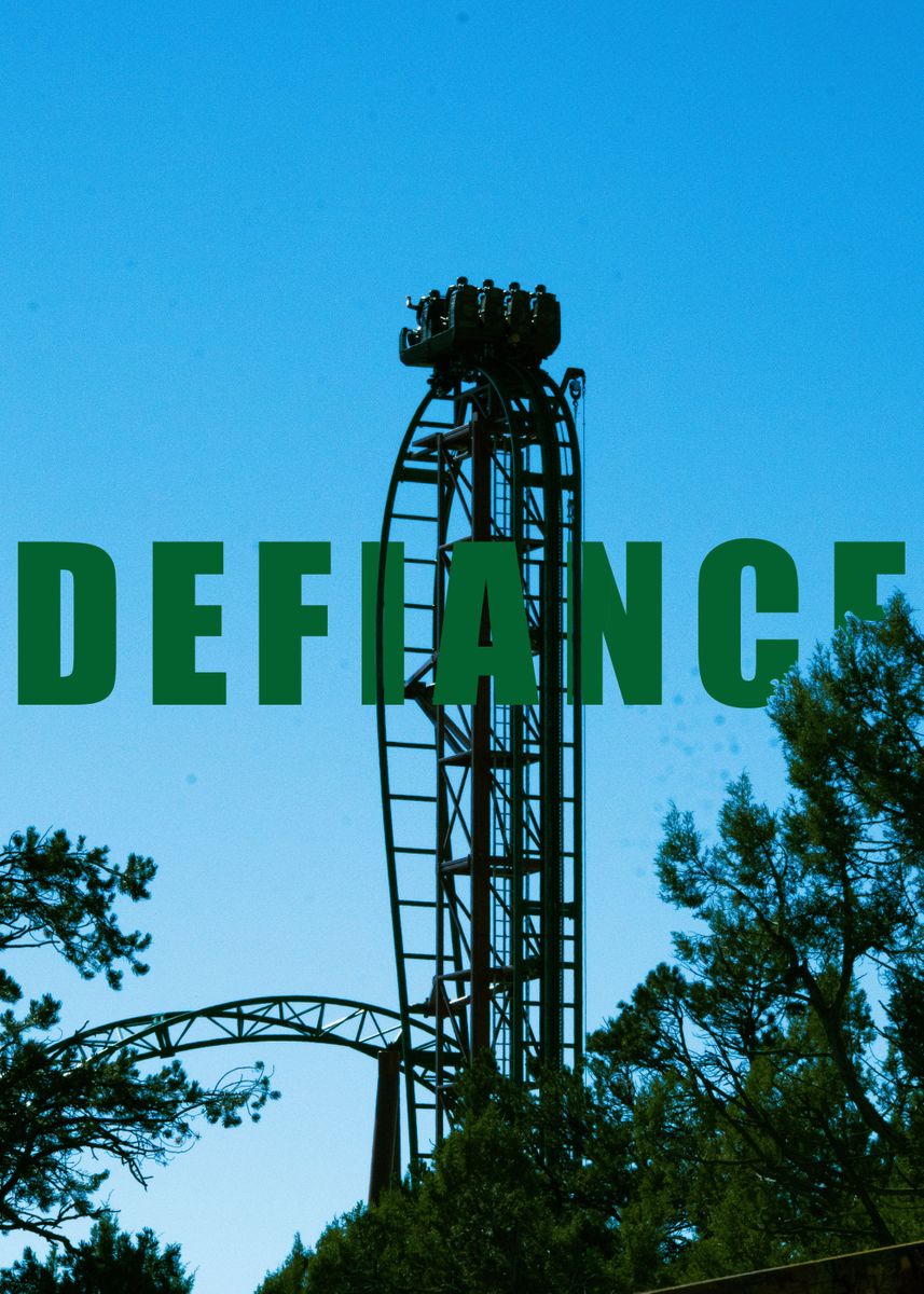 'Defiance Lift Hill Poster' Poster, picture, metal print, paint by Griffin | Displate