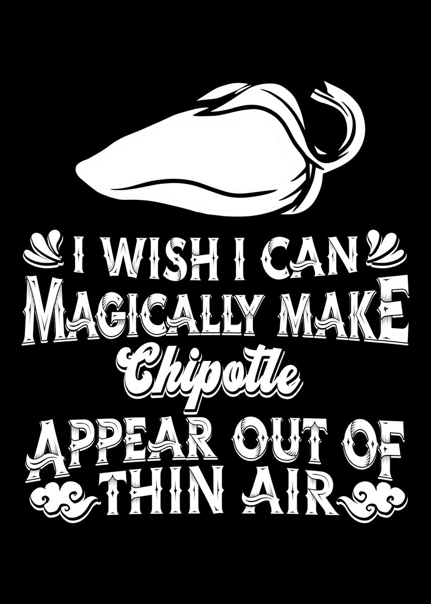 'Chipotle' Poster, picture, metal print, paint by CrazySquirrel | Displate