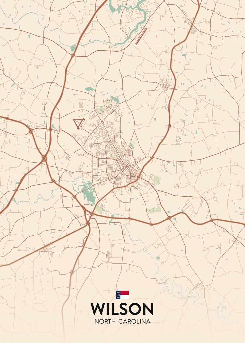 'Wilson NC' Poster by IMR Designs | Displate