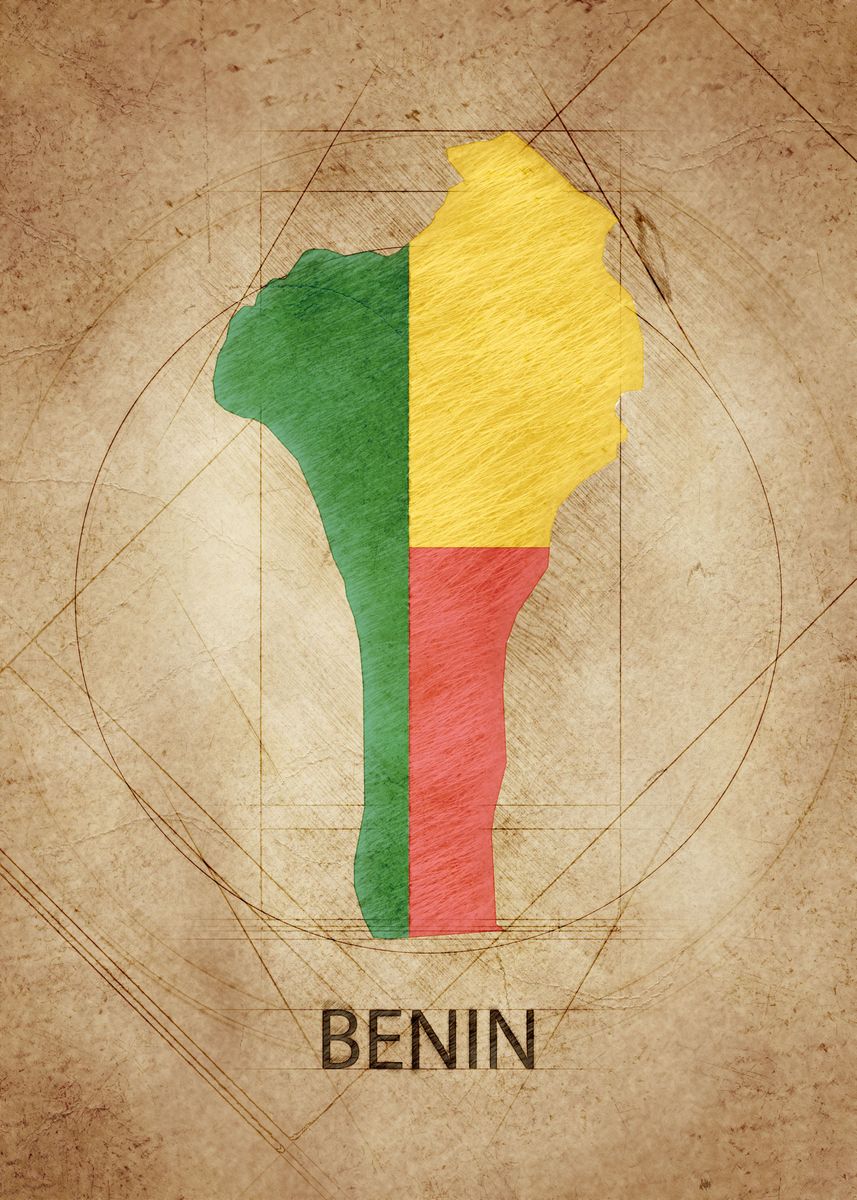 'Benin' Poster, picture, metal print, paint by Luvy | Displate