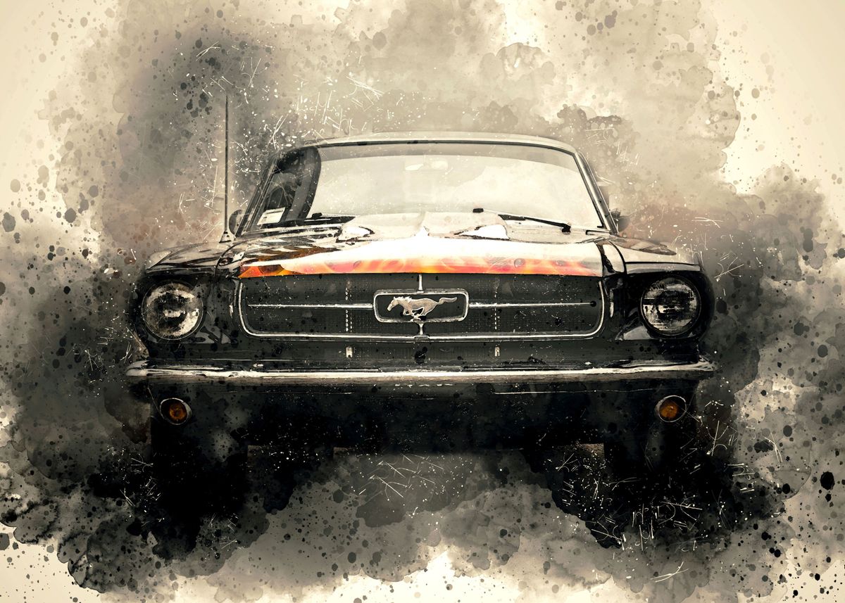 'Vintage Cars 83' Poster by Michael Landsberger | Displate