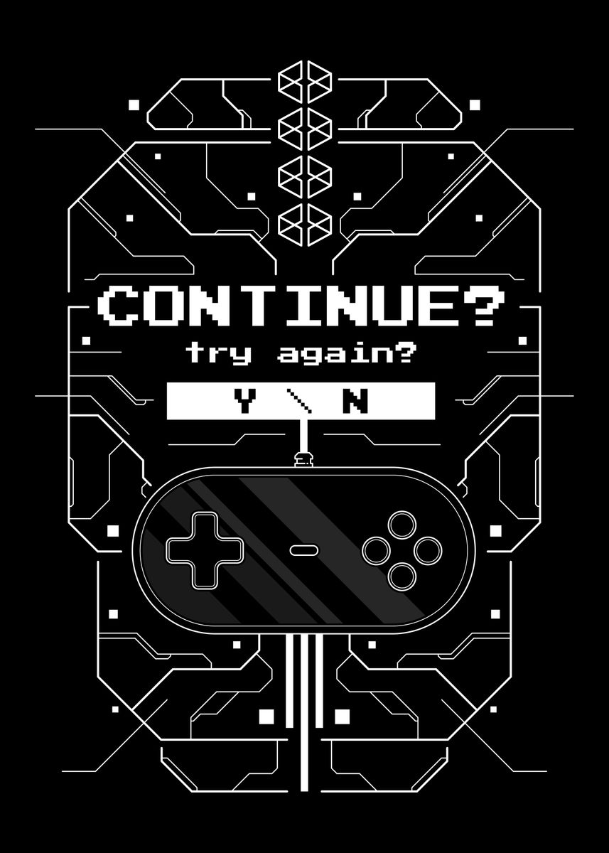 'Game Over' Poster by Bramcrye | Displate