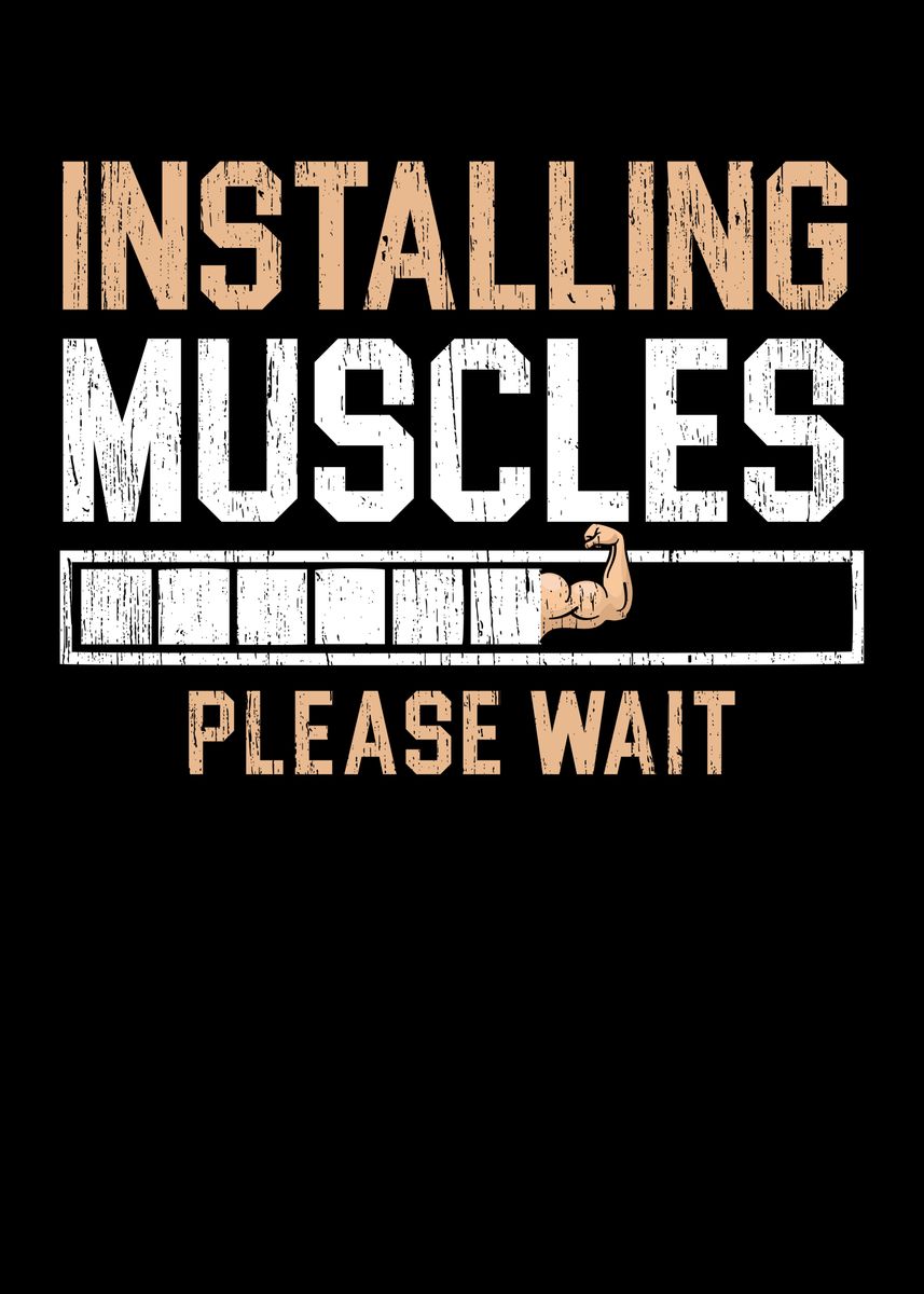 'Installing Muscles' Poster by NAO | Displate