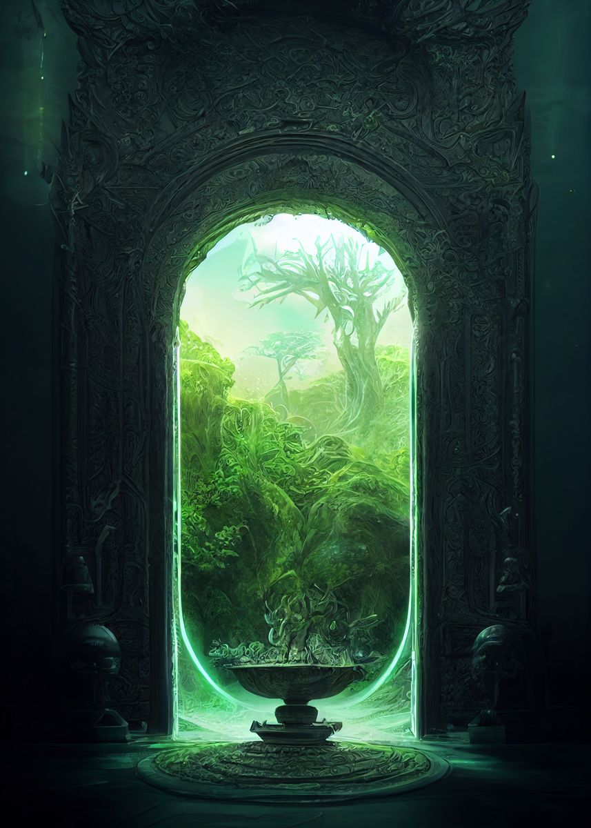 'Terra Portal' Poster, picture, metal print, paint by Ambient ...