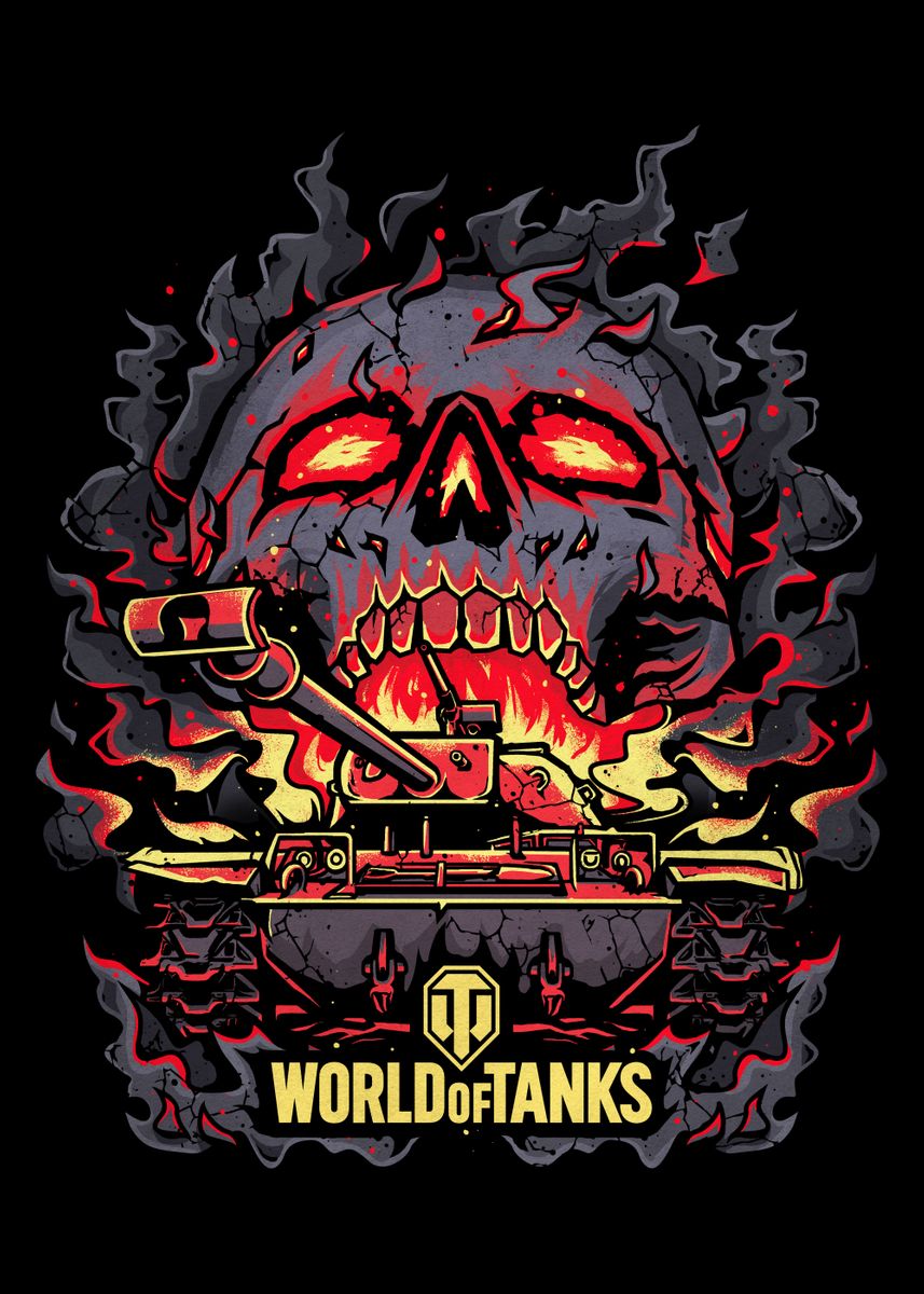 'Halloween Tank' Poster, picture, metal print, paint by World of Tanks ...