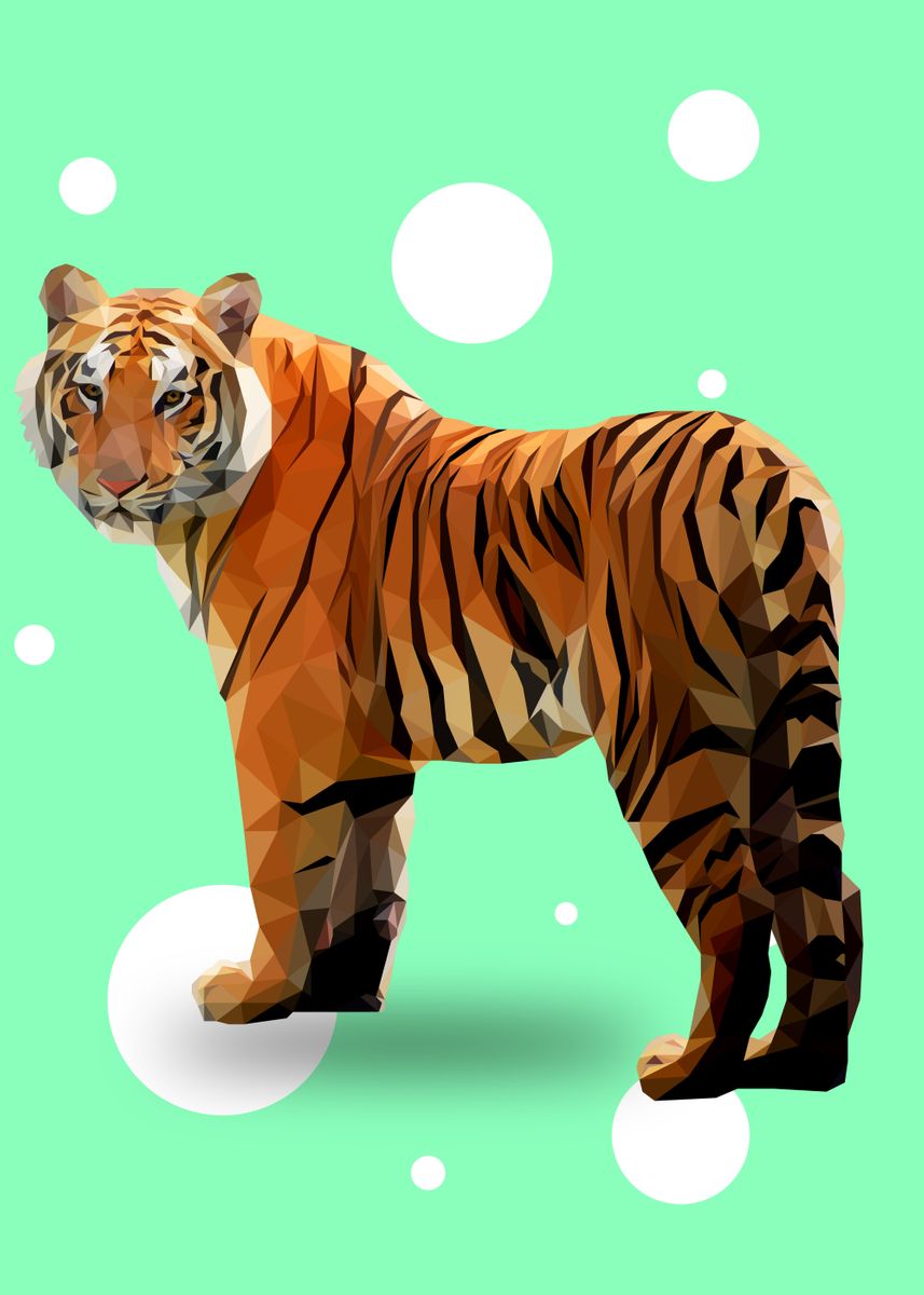 'Tiger' Poster by Lee Jani | Displate