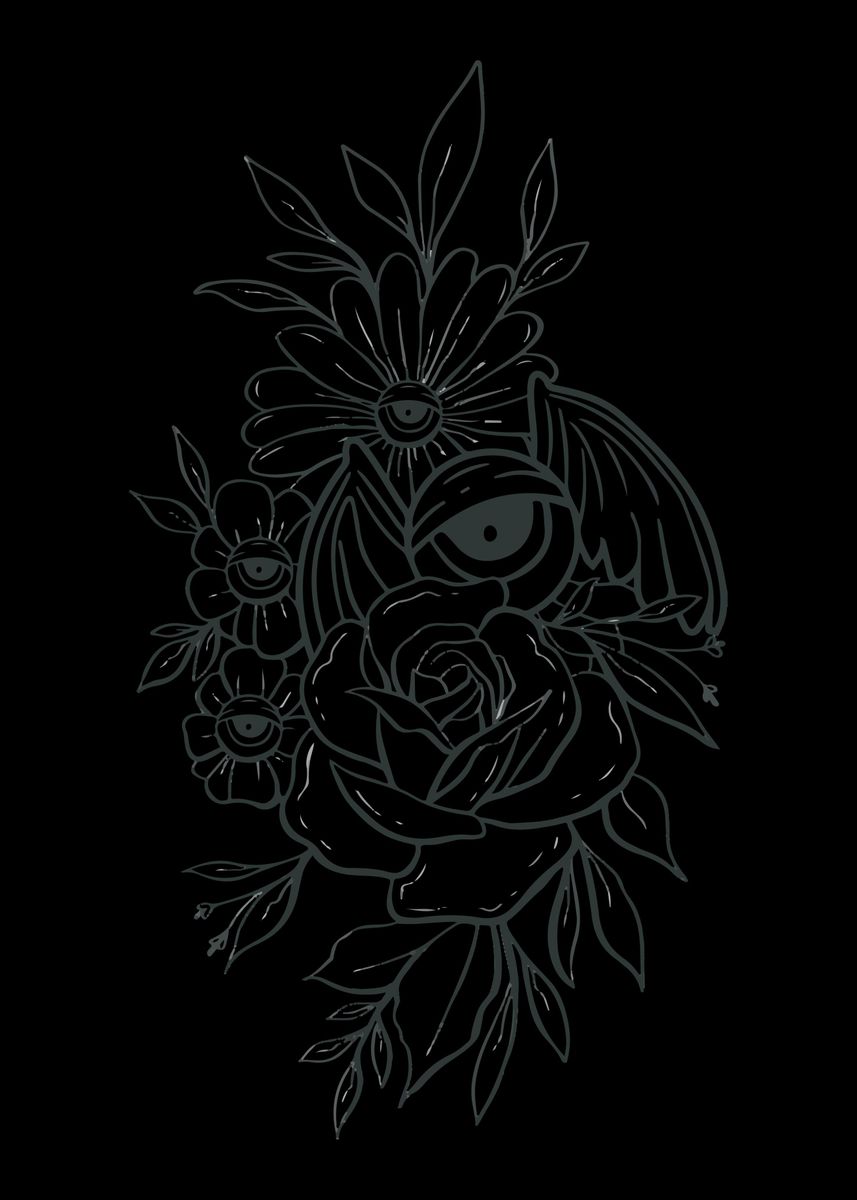 'Bloomcore Flower Weirdcore' Poster by AestheticAlex | Displate