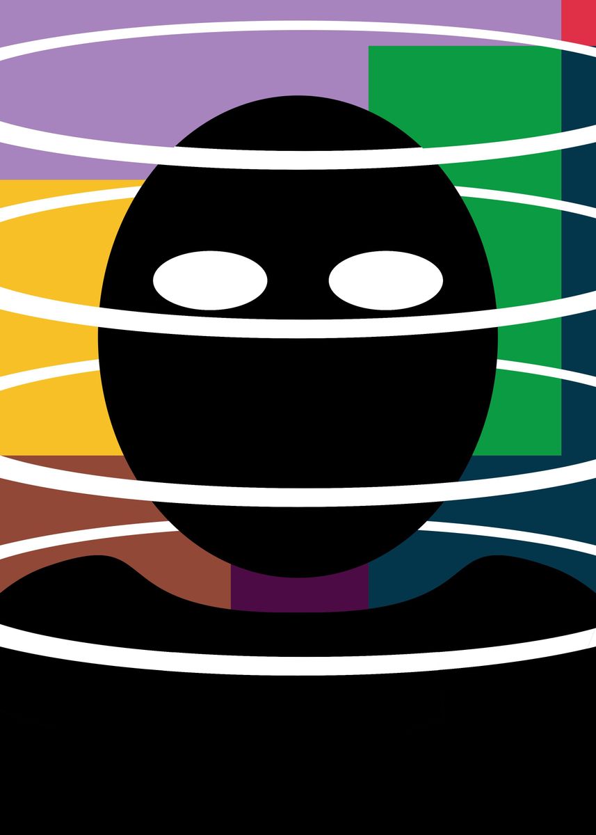 'Prison' Poster, picture, metal print, paint by Indra Gunawan | Displate