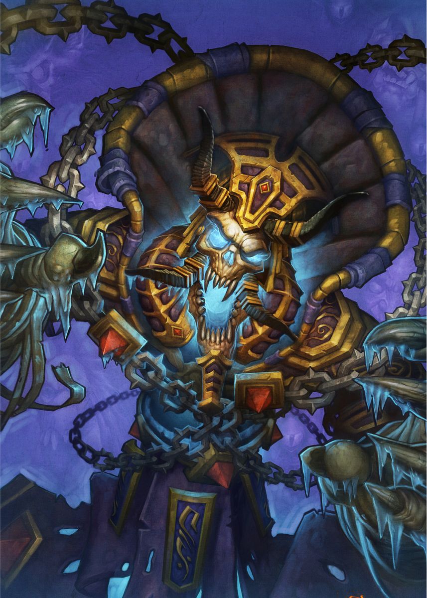 'Mage Skeleton' Poster, picture, metal print, paint by Blizzard | Displate