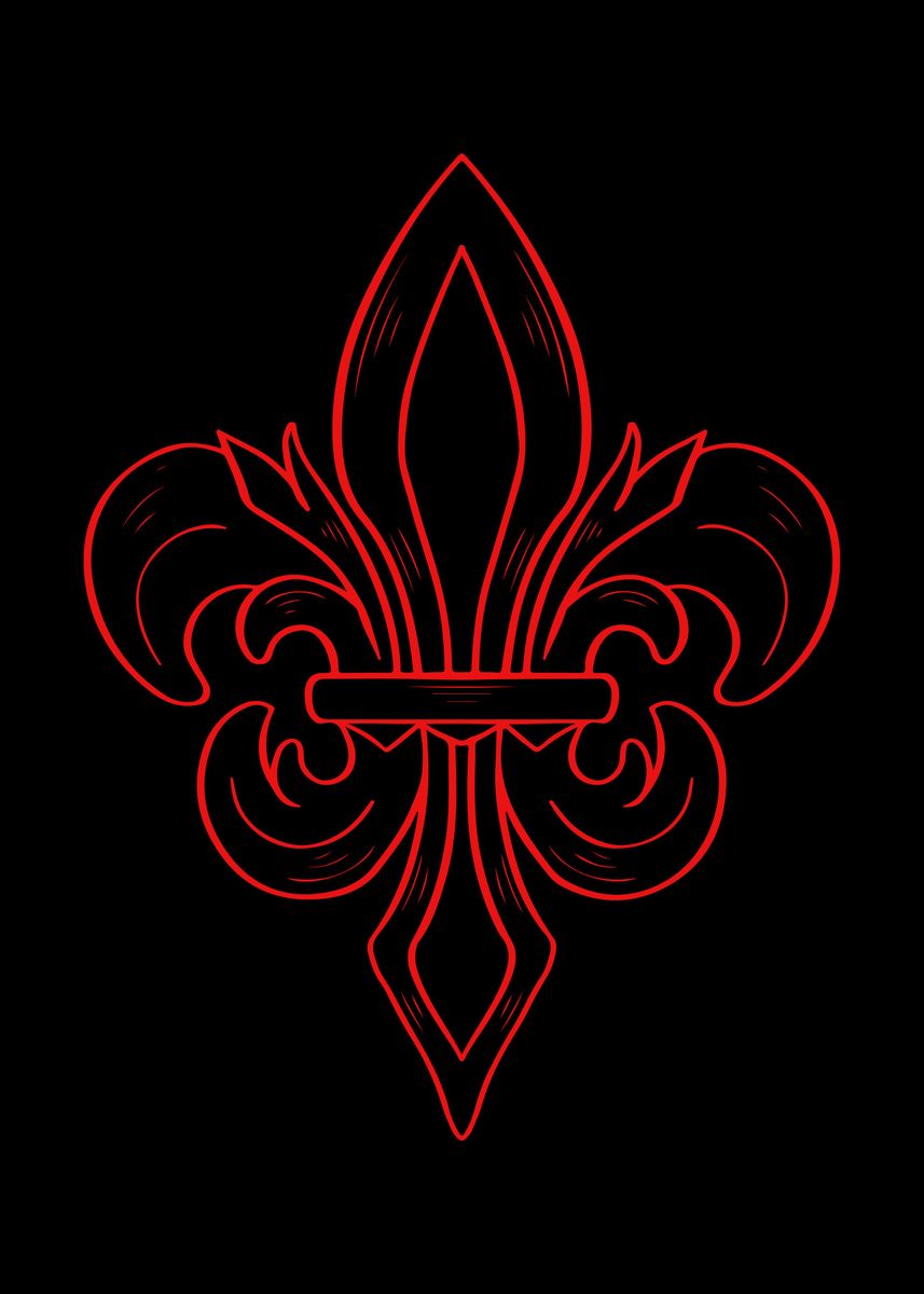 'Baroque Aesthetic Symbol' Poster by AestheticAlex | Displate