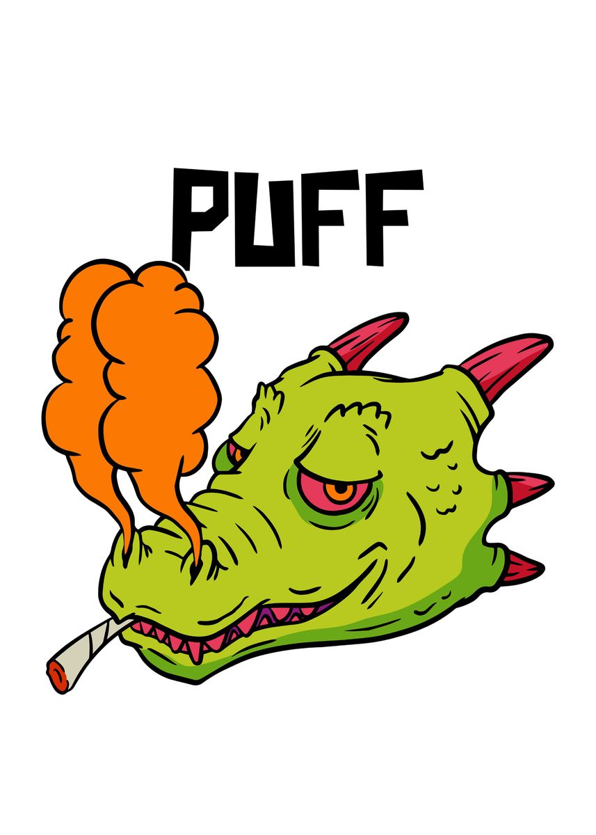 'puff' Poster, picture, metal print, paint by Sigit Nur Cahyo | Displate
