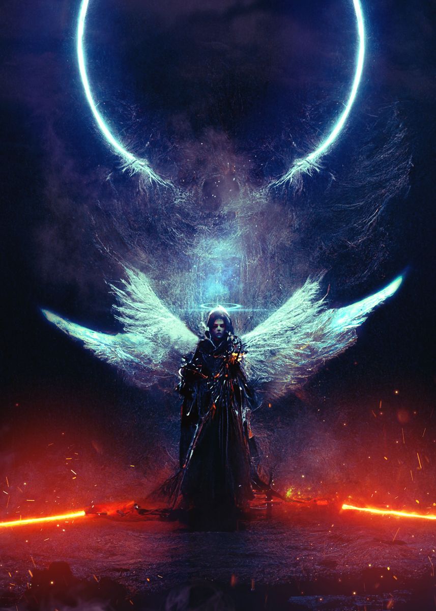 'BELIAL' Poster, picture, metal print, paint by Ricsi Makkai | Displate