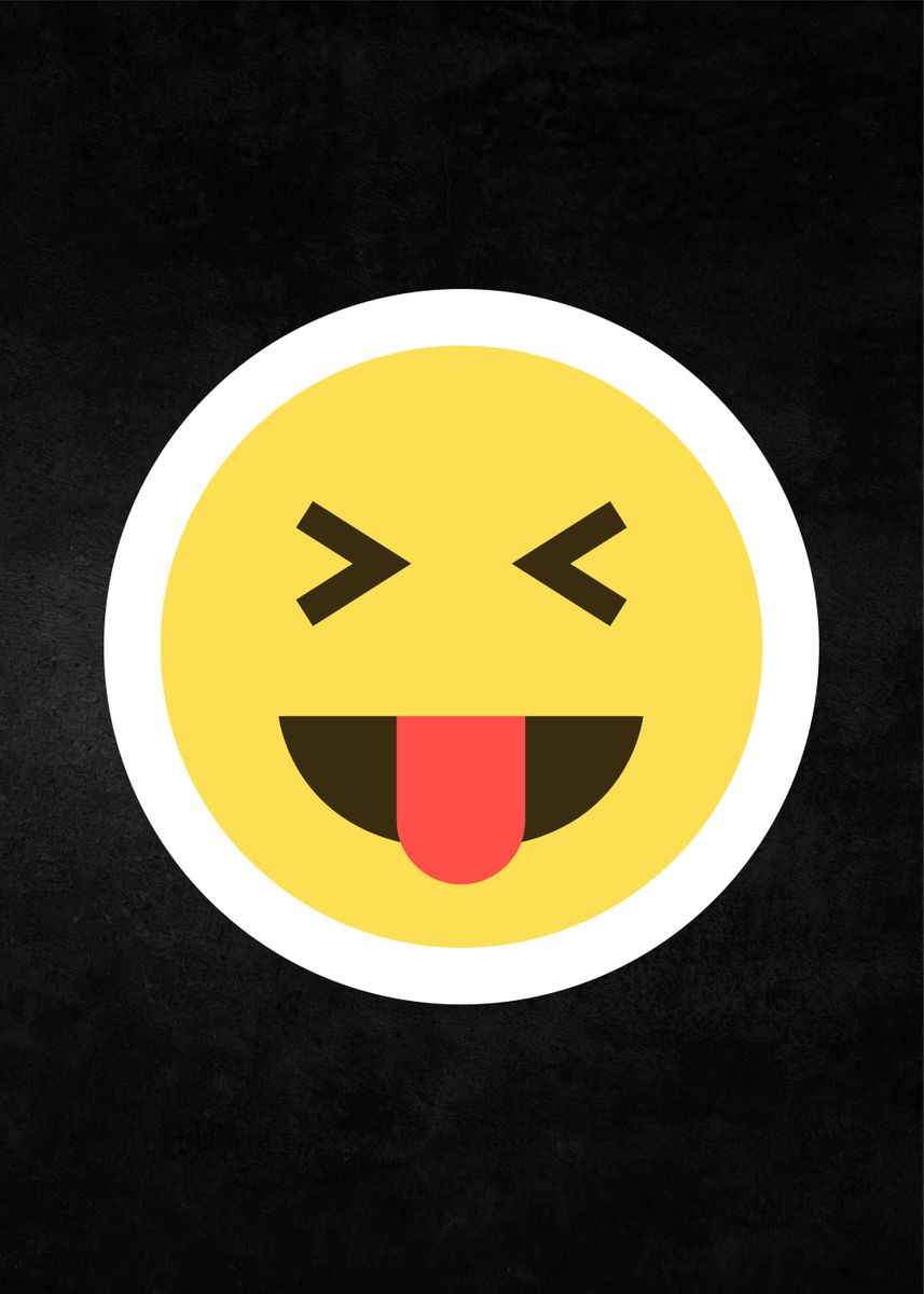 'emoji ' Poster, picture, metal print, paint by Most Popular Cult ...