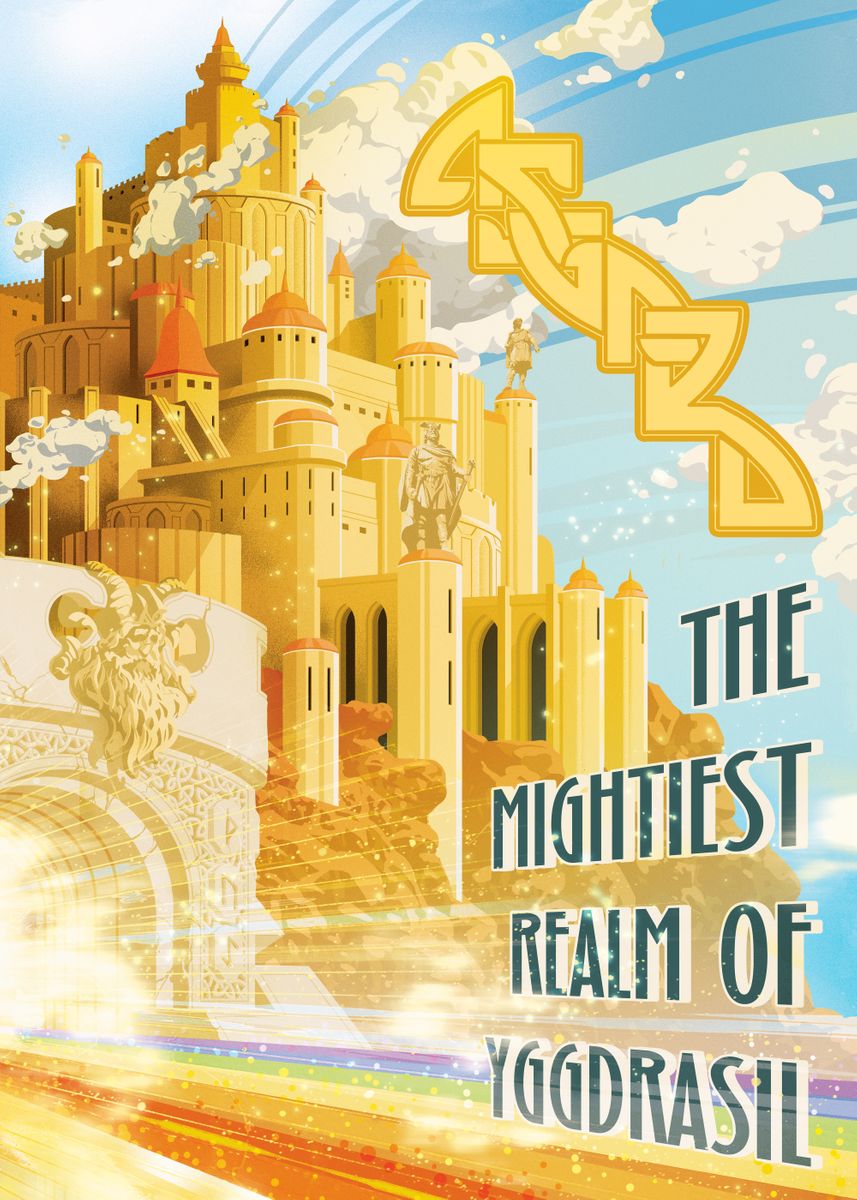 'Asgard' Poster, picture, metal print, paint by Marvel | Displate