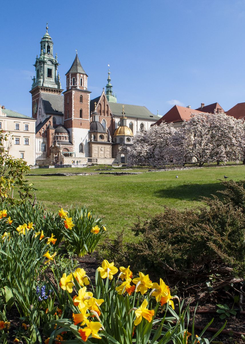 'Cracow Krakow Castle Wawel' Poster by dkDesign | Displate