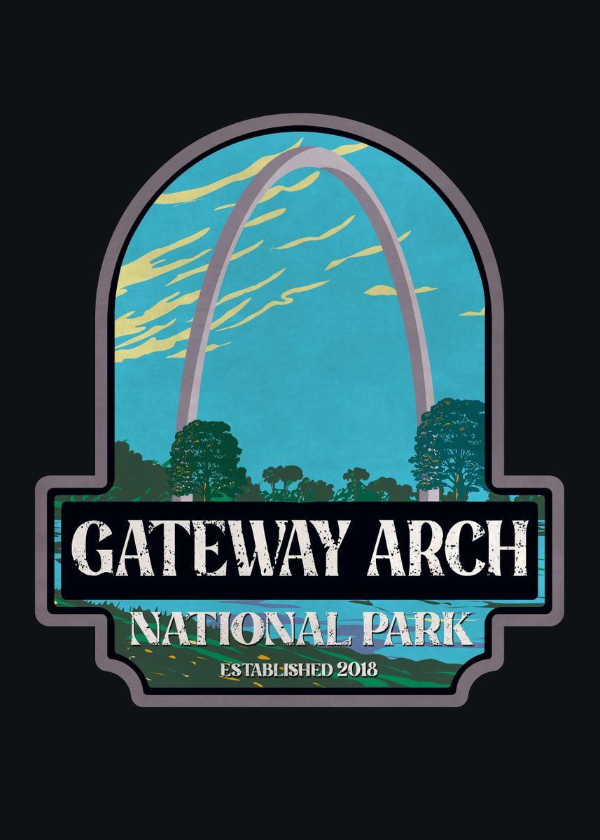 ' Gateway Arch' Poster by XandYart | Displate