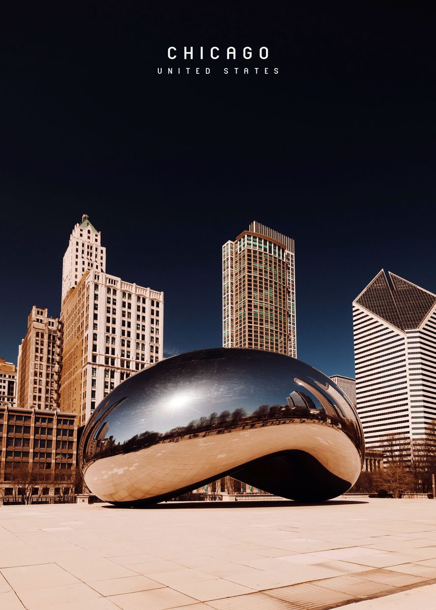 'Chicago ' Poster by Travel Addict | Displate