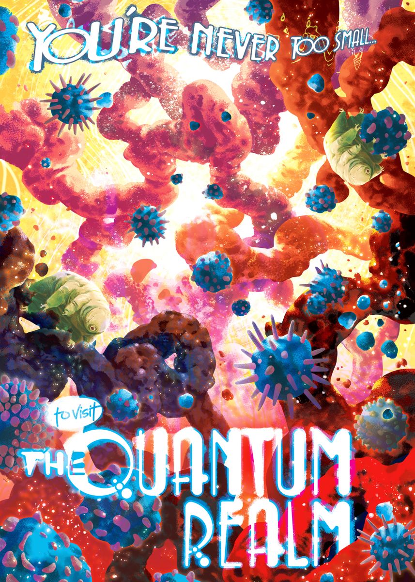 'Quantum Realm' Poster, picture, metal print, paint by Marvel | Displate