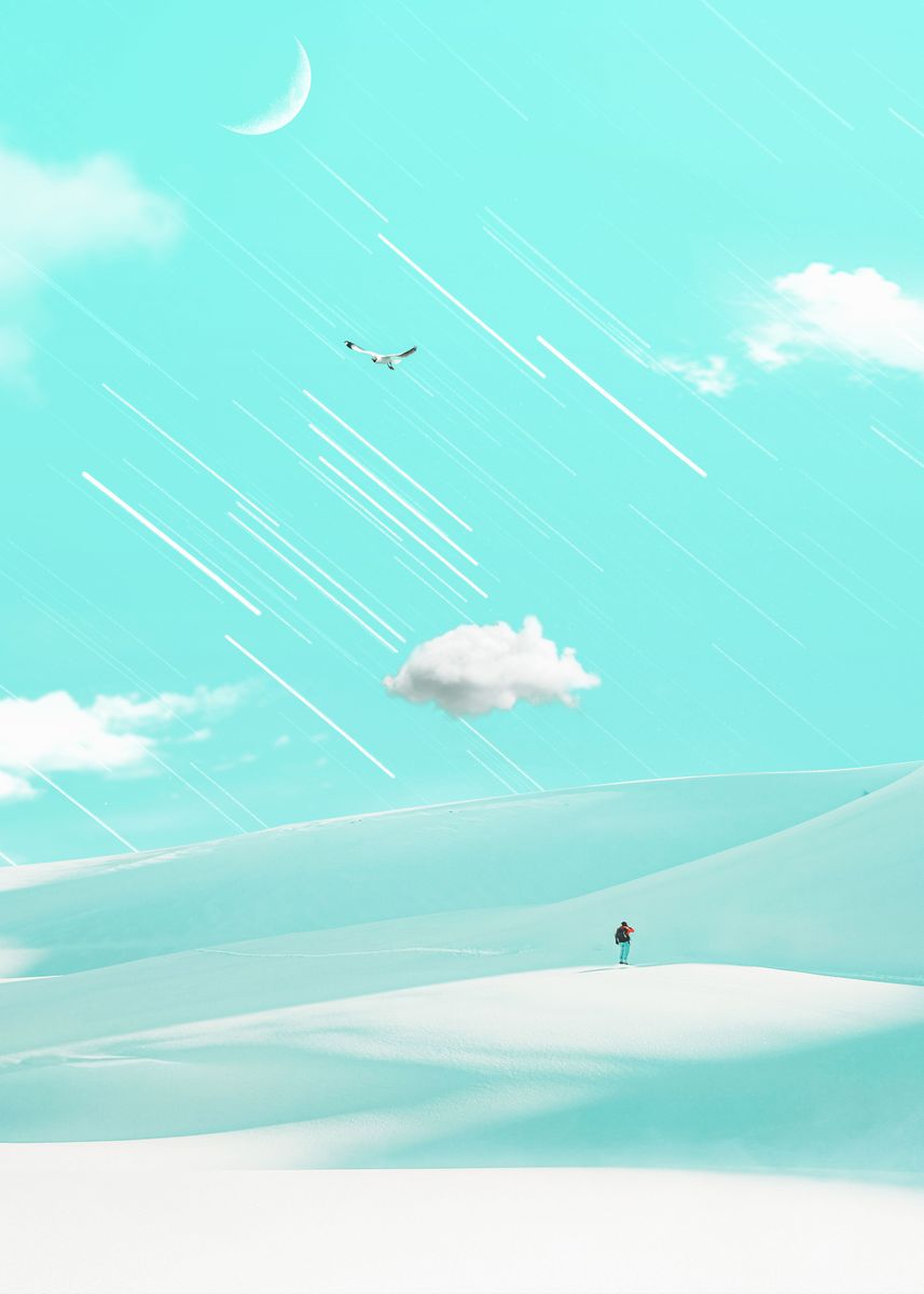'Cloud 99 ' Poster, picture, metal print, paint by ProPhoto RGB | Displate