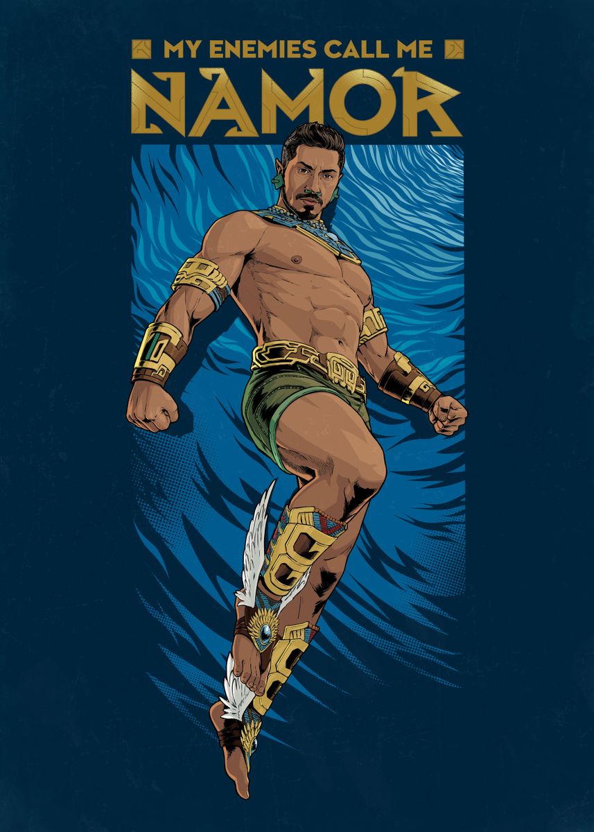 'My enemies call me' Poster, picture, metal print, paint by Marvel ...