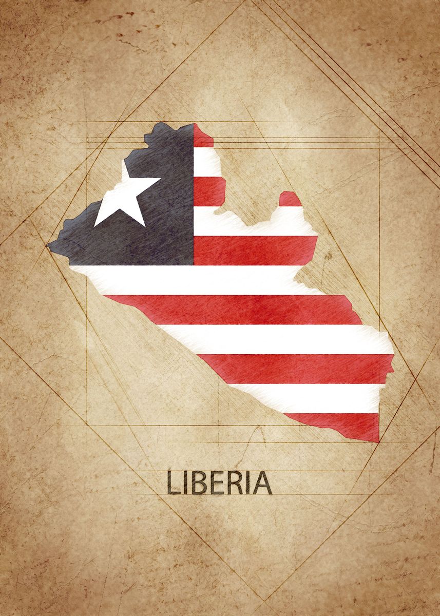 'Liberia' Poster by Luvy | Displate