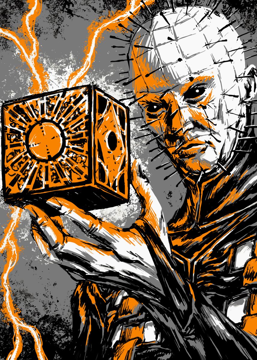 'Cube Solved Pin head ' Poster, picture, metal print, paint by Ron ...