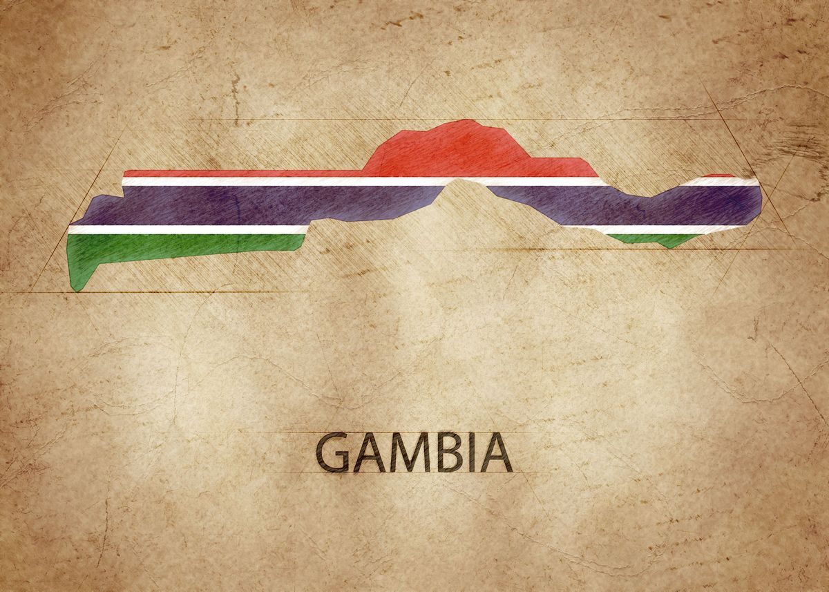 'Gambia' Poster by Luvy | Displate
