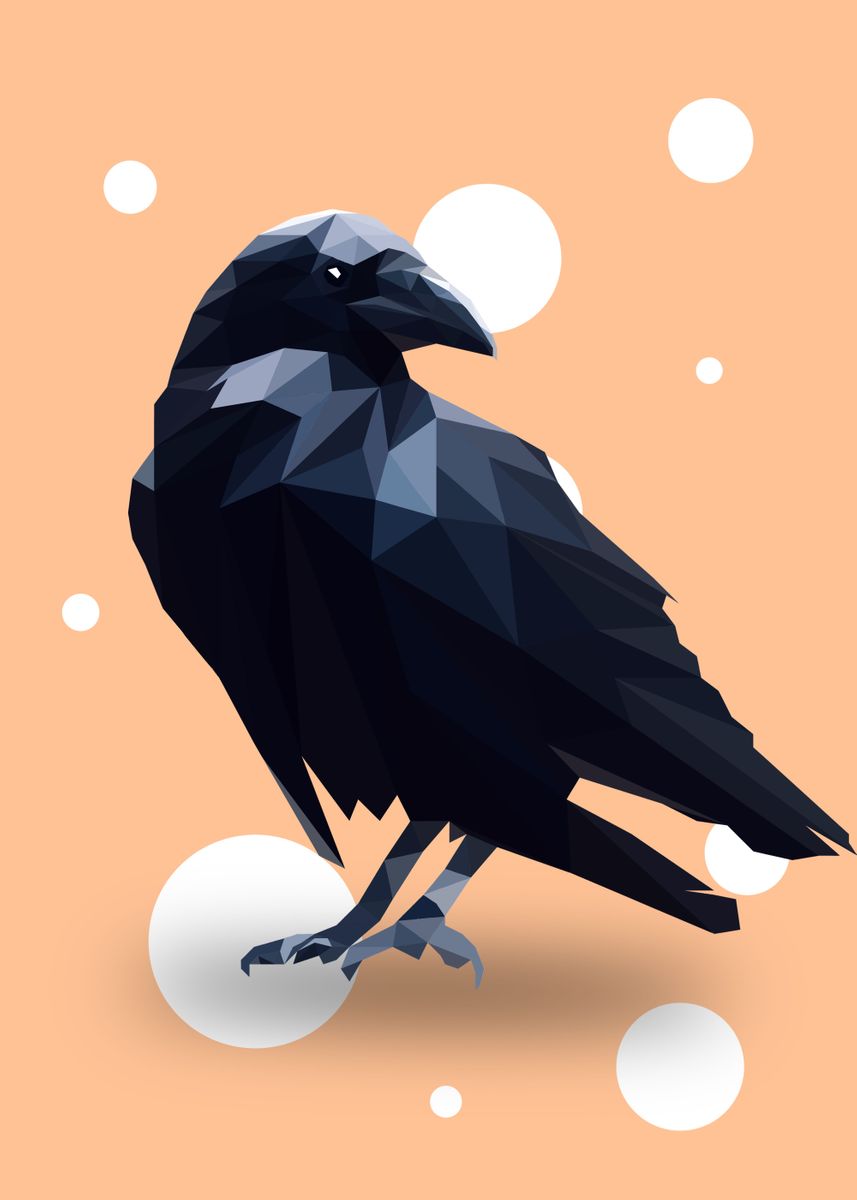 'Crow' Poster by Lee Jani | Displate