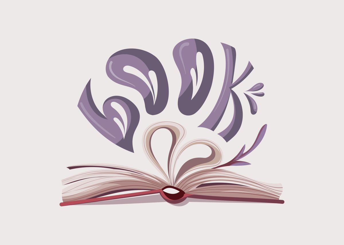 'Open book' Poster by Tanya Yagudina | Displate