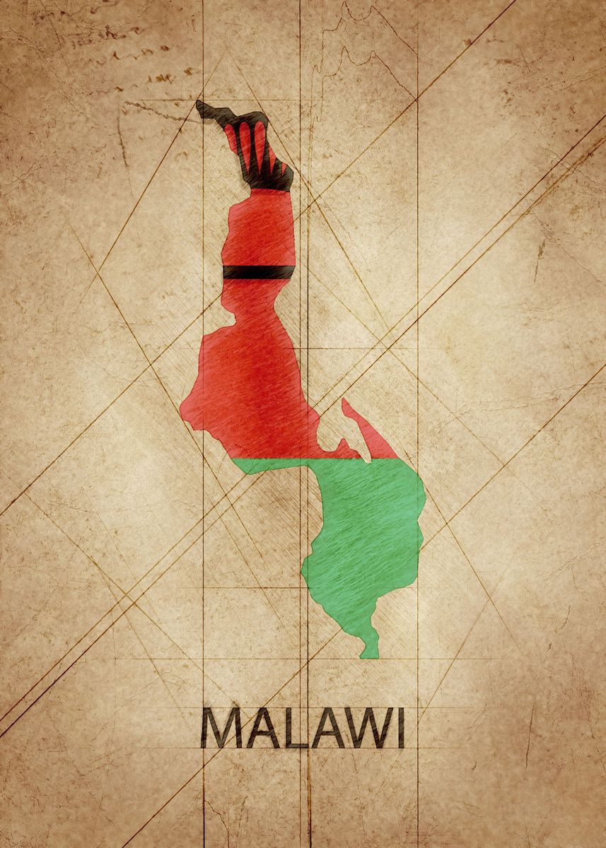 'Malawi' Poster, picture, metal print, paint by Luvy | Displate