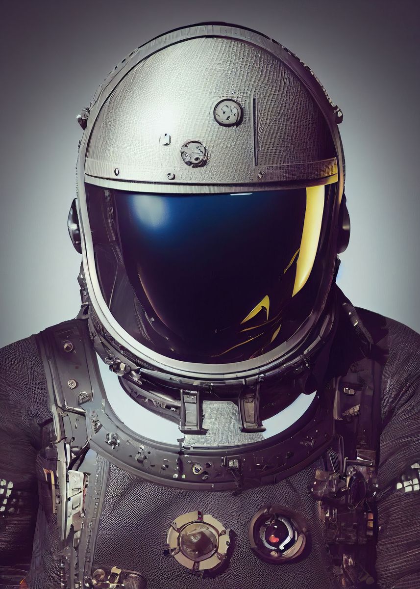 'Astronaut portrait' Poster, picture, metal print, paint by Designersen ...