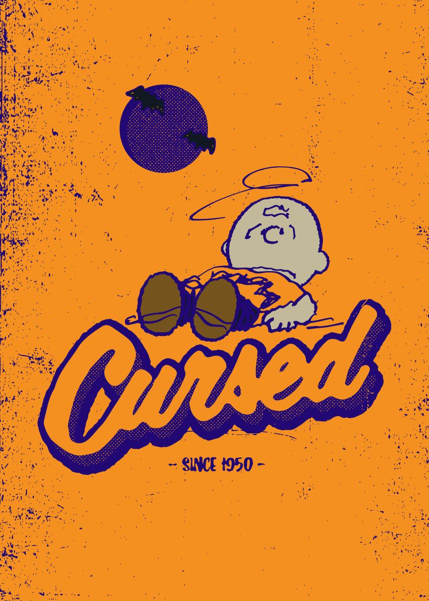 'Cursed Charlie' Poster by Peanuts | Displate