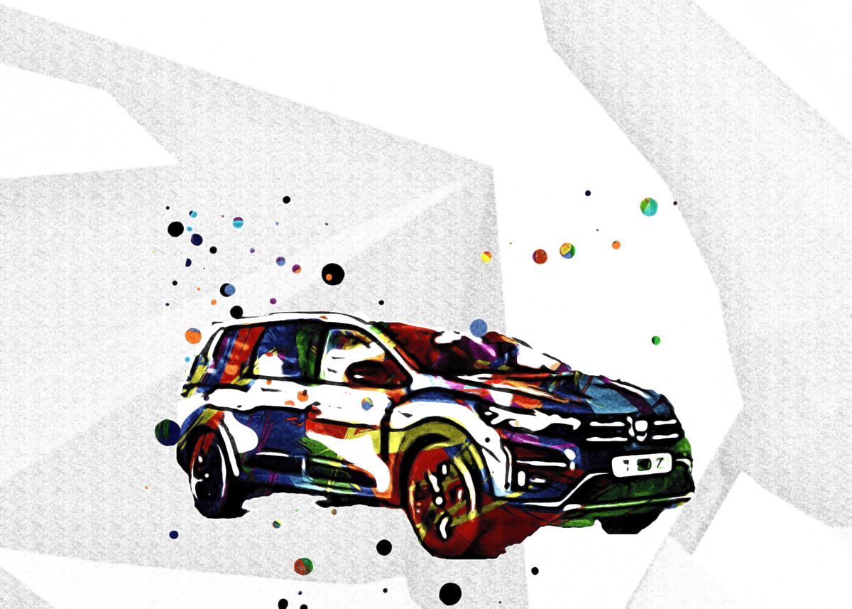 'Dacia Jogger Extreme cros' Poster by Katerina Lim | Displate